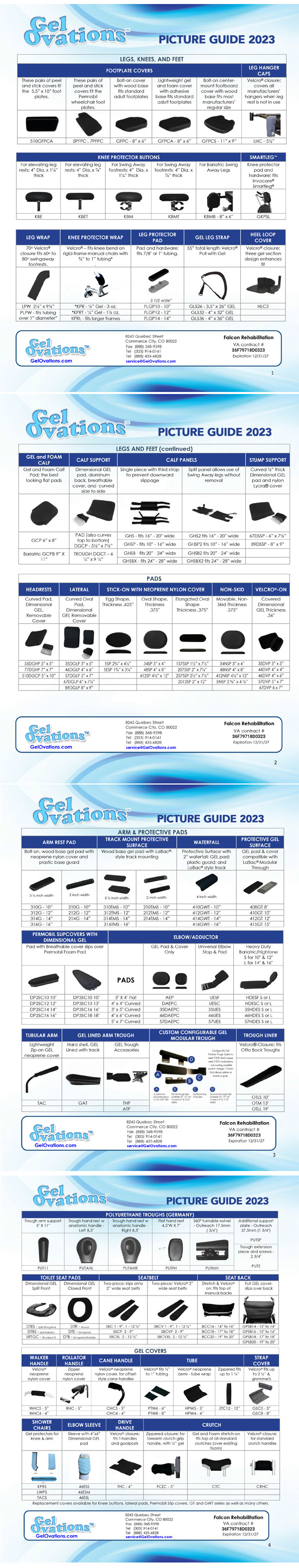 Gel Ovations Picture Guide: Gel Ovations: GEL Wheelchair Arm Leg Knee ...
